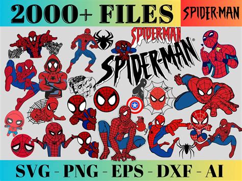 Spiderman Svg Spiderman Png Files Spider Man Svg Bundle Spidey Svg