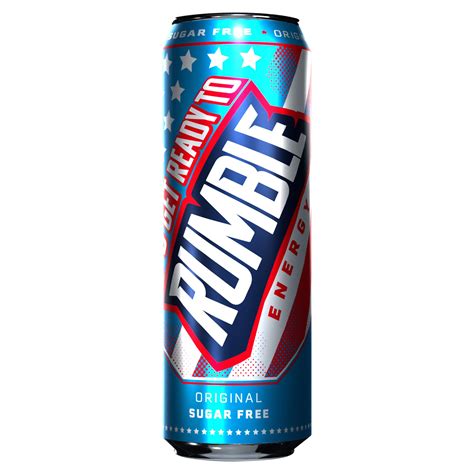 Let S Get Ready To Rumble Energy Original Sugar Free 500ml Sports