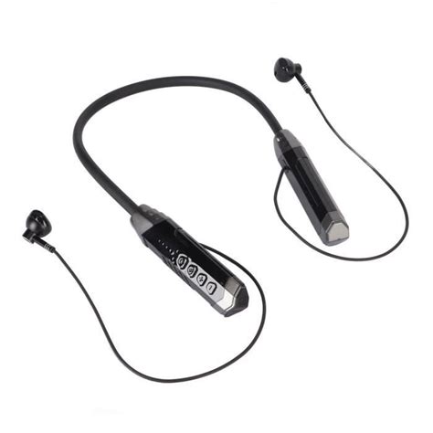 HURRISE Casque suspendu au cou Casque de Cou écouteurs Stéréo