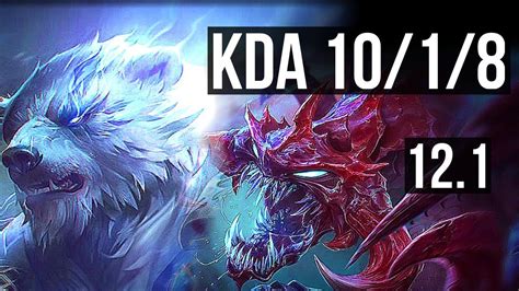 VOLIBEAR Vs CHO GATH TOP 10 1 8 7 Solo Kills Legendary 300