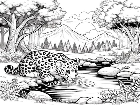 Livre de coloriages Animaux Sauvages 20 coloriages numériques Un