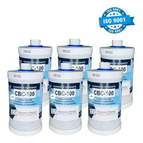 Kit Refil Filtro Carbon Block Rosca Cbc Ef Parcelamento