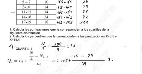 Estad Stica Cuartiles Percentiles Y Variables Continuas Youtube