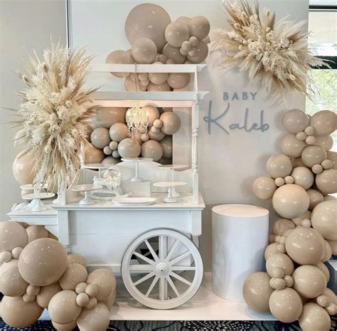 Tan Balloons Double Stuffed Nude Brown Balloons Garland Apricot