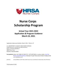 Nurse Corps Scholarship Program Health Resources And Nurse