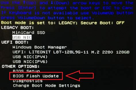 Flashing The Bios From The F One Time Boot Menu Dell Us