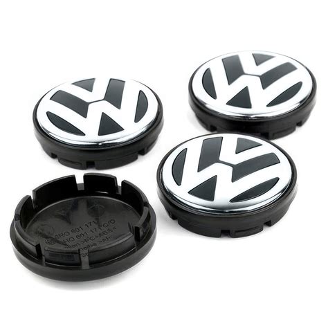 Dekielki Za Lepki Kapsle Znaczki Do Felg Volkswagen Vw Mm Czarny