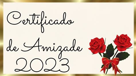 Contrato de Renovação de Amizade para 2023 Contrato de Amizade para
