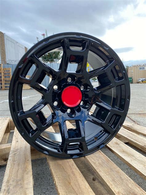 17X9 0 6X139 7 GLOSS BLACK WHEELS FIT TACOMA FJ CRUISER 4RUNNER GX460