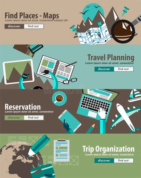 Concept Pour L Organisation De Voyage Et La Planification De Voyage