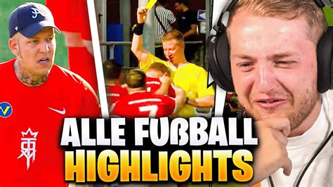 Reaktion Auf Alle Tore Fouls Und Tricks Fu Ball Event Gegen
