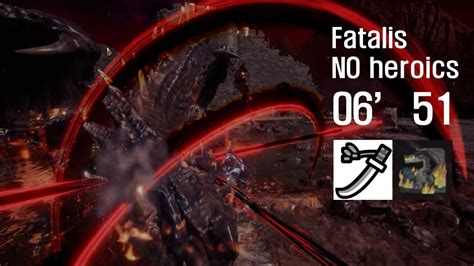 MHW IB PC 전설의 흑룡 밀라보레아스 비재난 태도 솔로 fatalis longsword no heroics 06 51