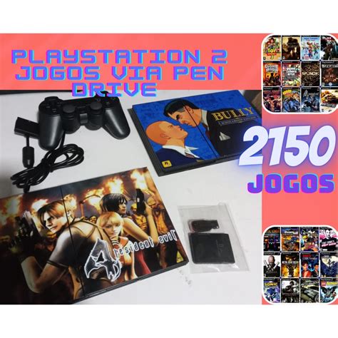 Playstation Sistema Opl Jogos Via Pen Drive Shopee Brasil