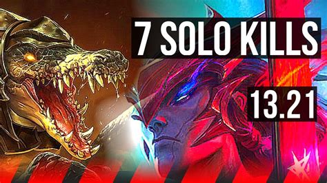RENEKTON Vs YONE TOP 7 Solo Kills 900 Games 1 3M Mastery KR