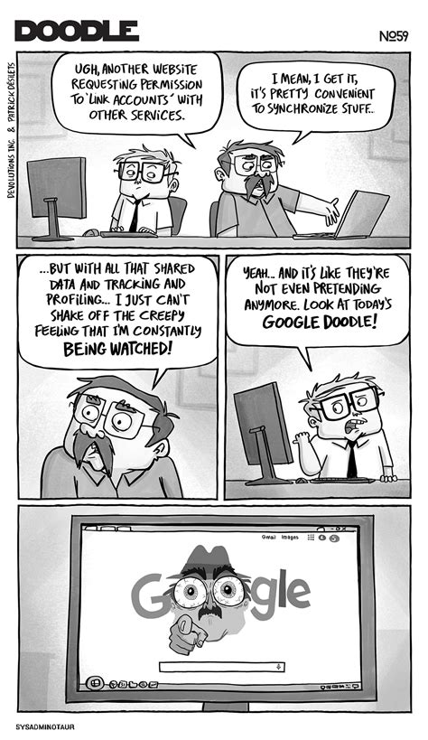 No59 Doodle Sysadminotaur