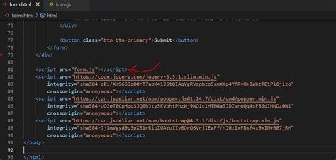 javascript not working when imported into html from js file stack overflow