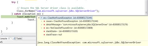 Sql Cannot Reference Jdbc SQLServerDriver In Eclipse