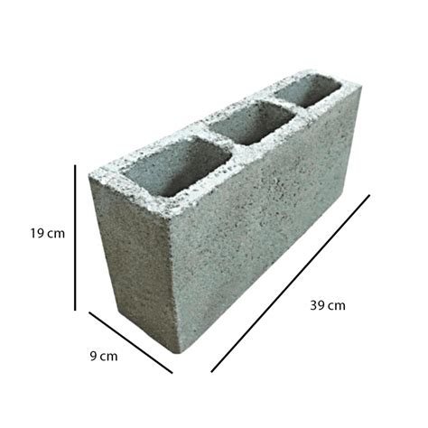 Blocos De Cimento 10 9 Cm 15 14 Cm E 20 19 Cm MTR