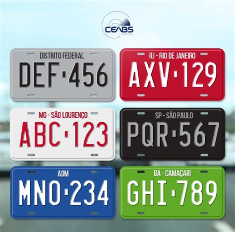 Novas Placas De Carro Entenda O Padr O Mercosul Lemes Centro