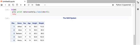 SAS In Jupyter Notebook 9TO5SAS