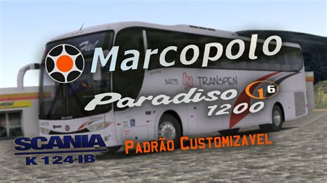 OMSI2 LANÇAMENTO Marcopolo Paradiso G6 1200 Scania k124IB 4X2 By
