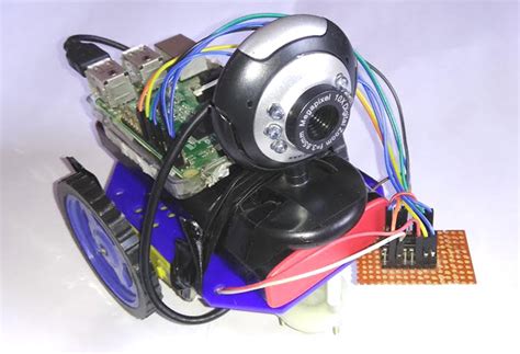 DIY Web Controlled Raspberry Pi Surveillance Robotic Car