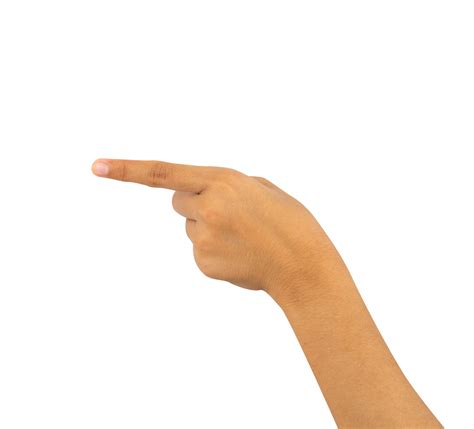 Point Finger PNG Pic