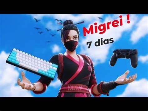 MIGREI PRO MOUSE E TECLADO NO PS4 MINHA EVOLUÇÃO EM 7 DIAS YouTube