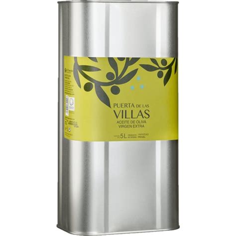 Puerta De Las Villas Aceite De Oliva Picual Lata 5 Litros La