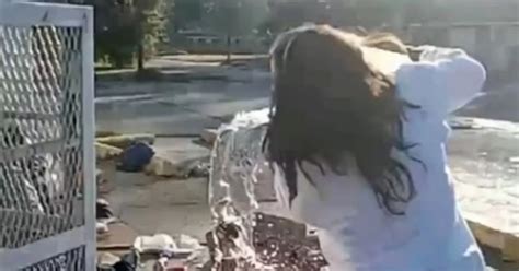 Homeless Woman Gets Water Poured On Her As Store Worker Yells Move And Clean Up Trendradars