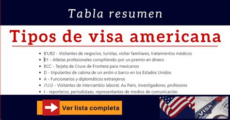 Tipos De Visa Americana B1 B2 Image To U