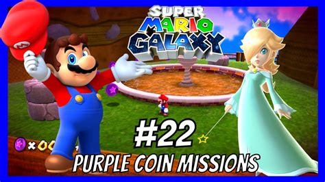 Let Play Super Mario Galaxy Part 22 Purple Coin Missions YouTube