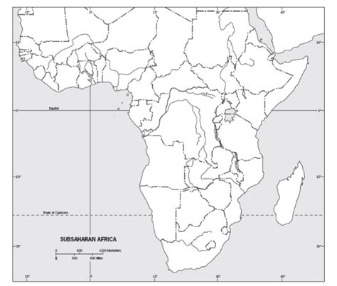 Sub Saharan Africa Countries Diagram Quizlet