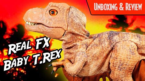 Jurassic Park Real FX Baby T Rex Review Jurassic Park T Rex