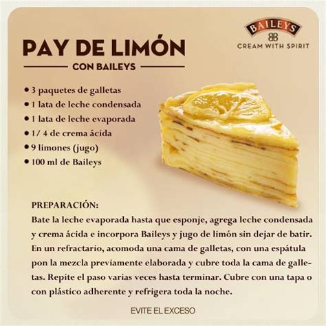 Pay de Limón Recetas de comida Recetas deliciosas Recetas de comida