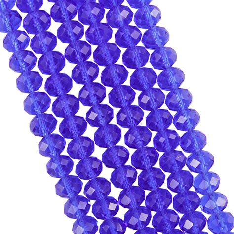 FACETED RONDELLE CRYSTAL GLASS BEADS 4x3mm 6x4mm 8x6mm 10x8mm 12x9mm