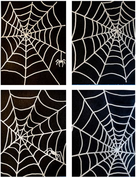 Easy How To Draw A Spider Web Tutorial Video Clip Art Library