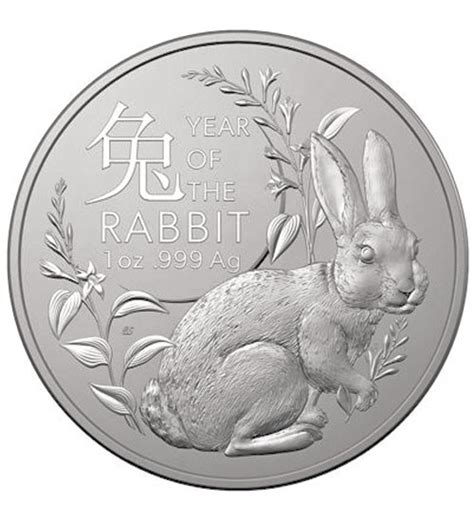 Lunar Serie RAM 1 Oz Silber 2023 Hase