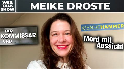 Der Kommissar Und Mord Mit Aussicht Meike Droste Interview Youtube