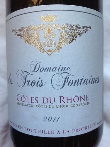 2018 Cave des Vignerons de Montfrin Domaine des Trois Fontaines Côtes