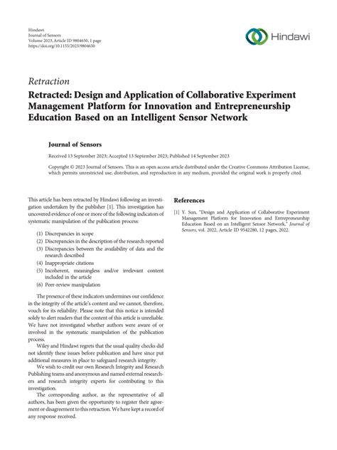 pdf retracted design and application of collaborative experiment management platform for