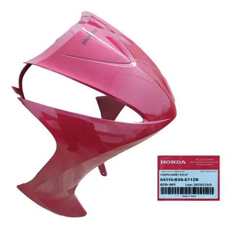 Bico Frontal Biz 125 Original Honda 2013 2014 2015 Vermelho Frete grátis