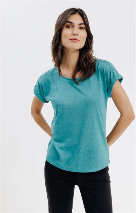 Tee Shirt Uni Manches Courtes Col Rond 10 00 Armand Thiery