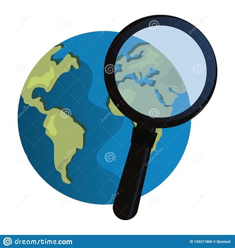 World Map With A Magnifying Glass Pointing At Colombia Map Of Colombia