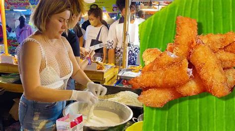 Amazing Fried Chicken Fish Cooked By A Beautiful Thai Lady Thailand