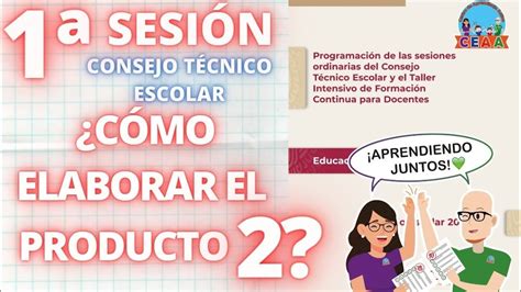 CEAA Como Elaborar PRODUCTO 2 Preescolar Primaria Secundaria CTE
