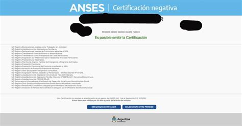 C Mo Tramitar La Certificaci N Negativa De Anses