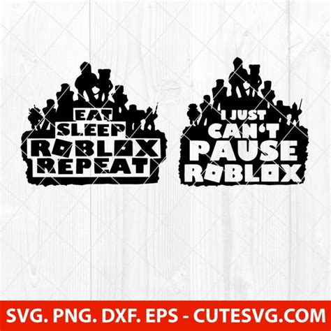 Roblox SVG Bundle Gaming SVG PNG DXF EPS Cut Files