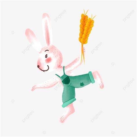 Hand Drawn Rabbit PNG Image Hand Drawn Cartoon Rabbit Png Element
