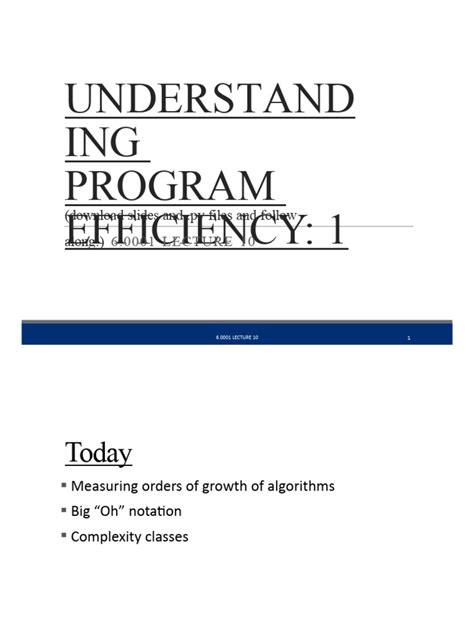 lecture 10 pdf time complexity logarithm